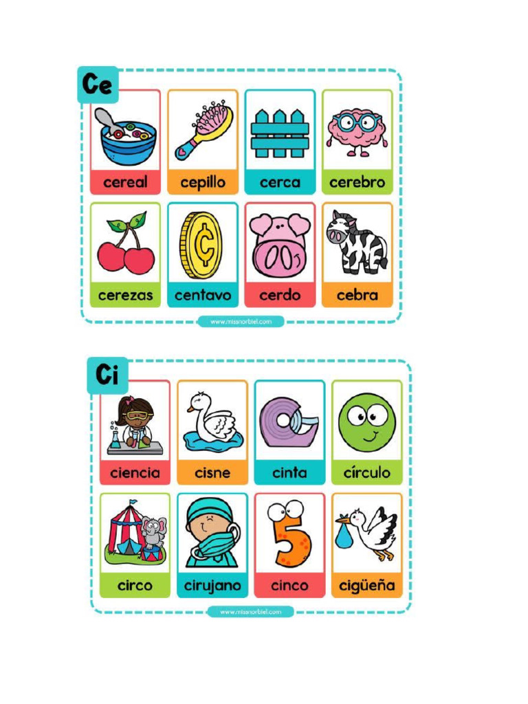 PALABRAS CE CI | PDF