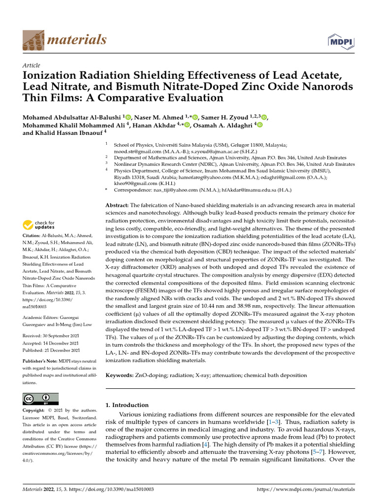 7 Albloshi 202102022 | Download Free PDF | Zinc Oxide | X Ray