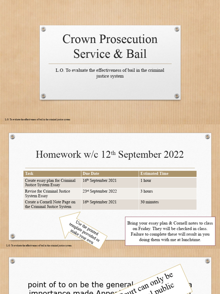 CPS & Bail | PDF | Prosecutor | Bail