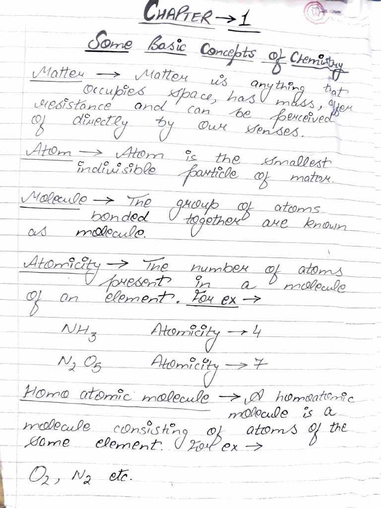 1# a# Some Basics Concepts of Chemistry | PDF 1# a# Some Basics Concepts of Chemistry | PDF