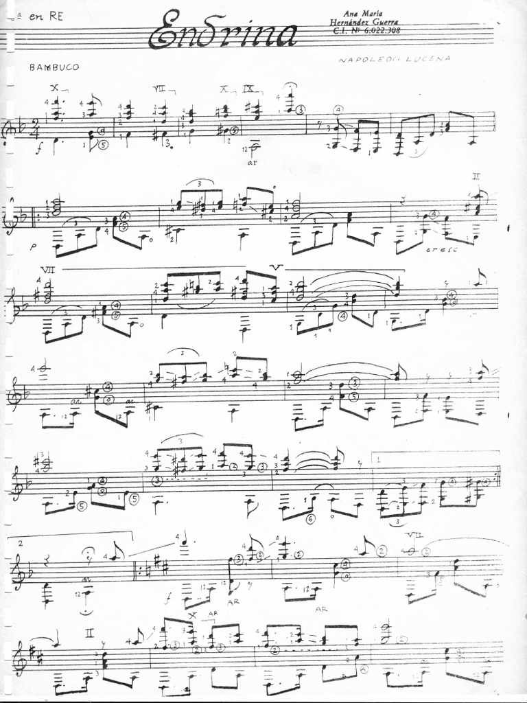 Arreglos de Teofilo Leon | PDF