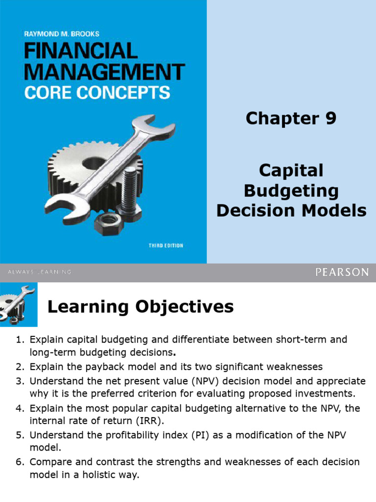 Chapter 9-Brooks - 3e - PPT - 09 - Modified | PDF | Internal Rate Of ...