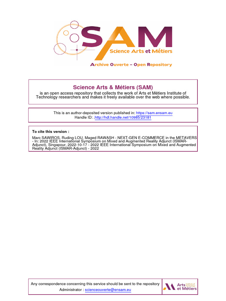 3d - Meta | PDF | Virtual Reality | 3 D Computer Graphics