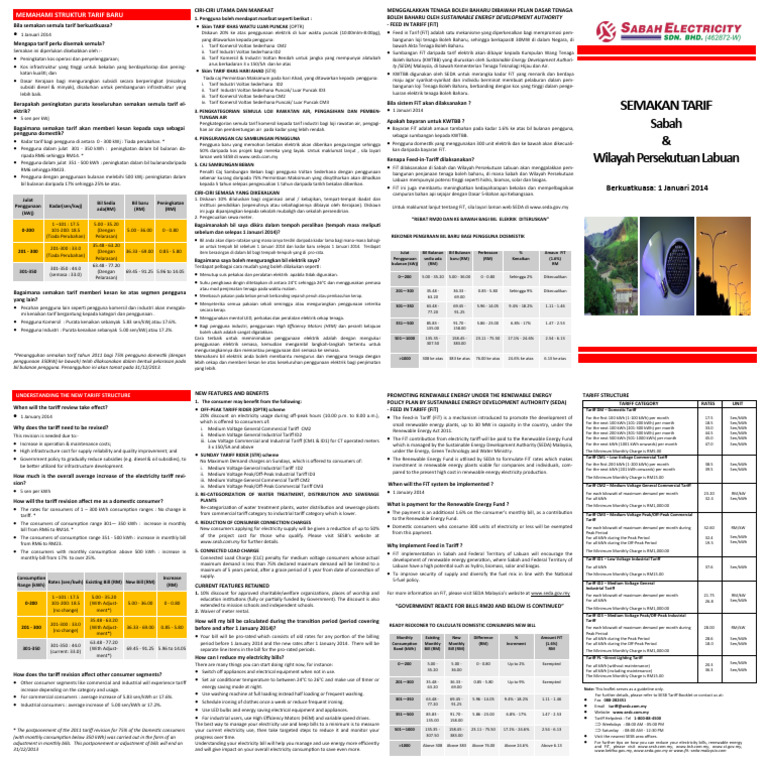 Understanding New Tariff Structure | PDF