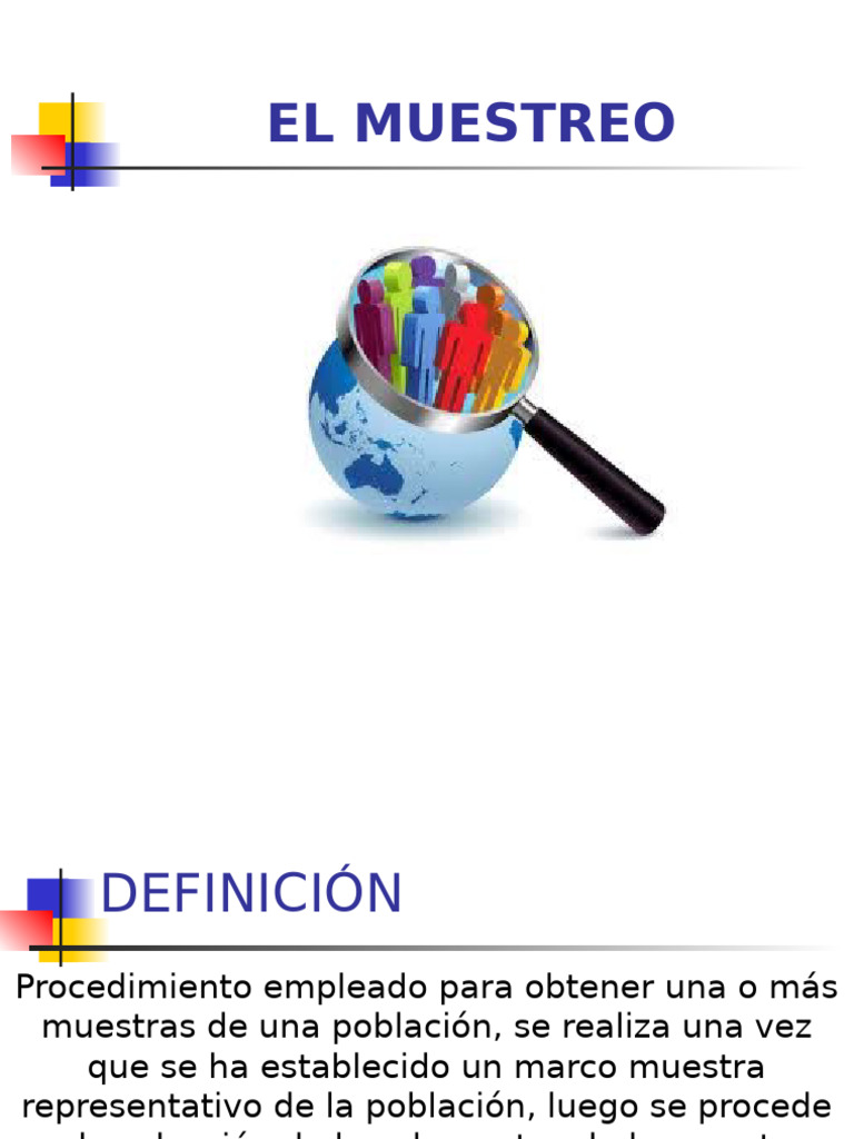 Tipos y Proceso de Muestreo Estadístico | PDF | Muestreo (Estadísticas ...