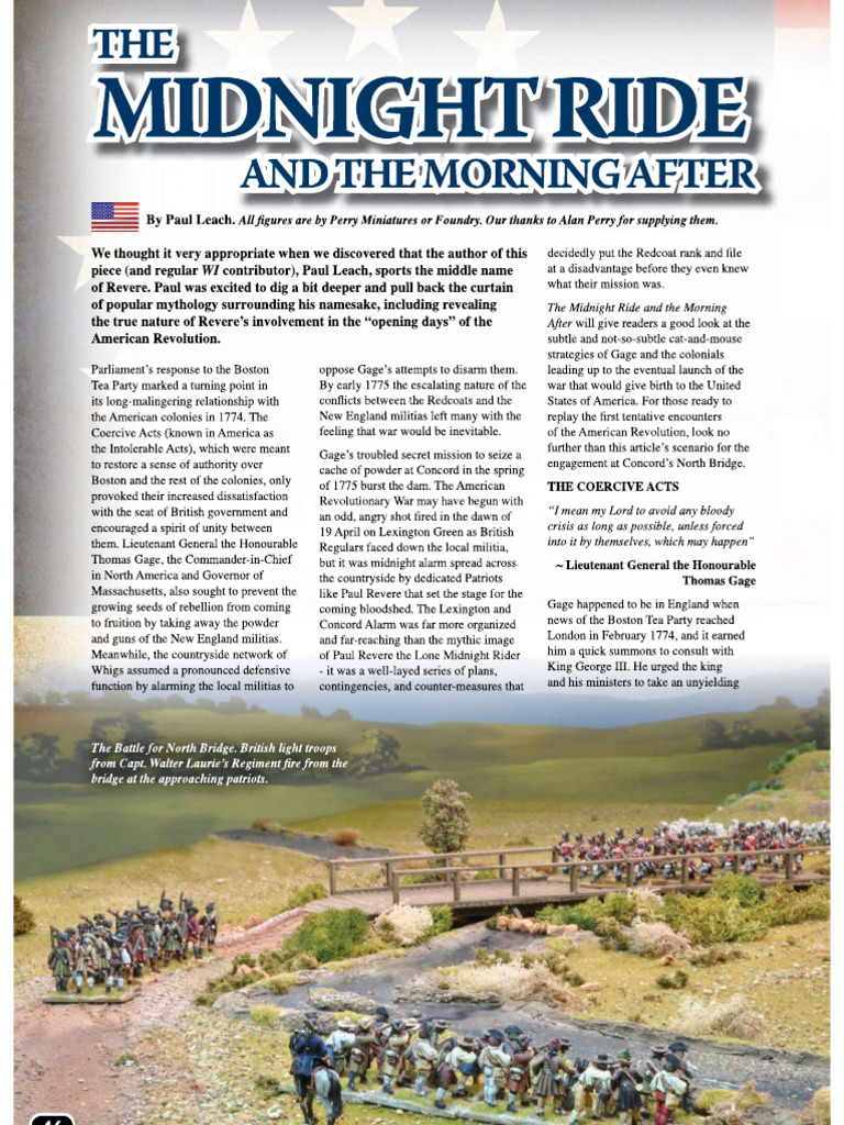 1775 Ride of The Minute Men | PDF