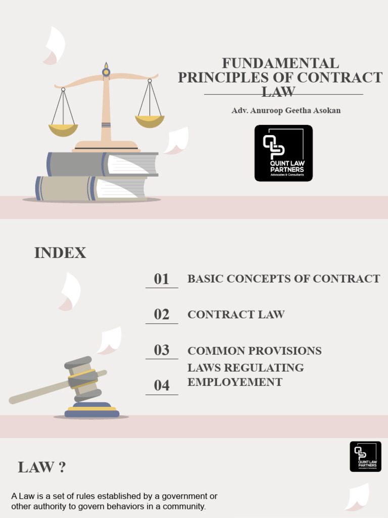 Fundamental of Indian Contract Law V1.0 - 07th June 2024 | PDF | Sexual Harassment ...