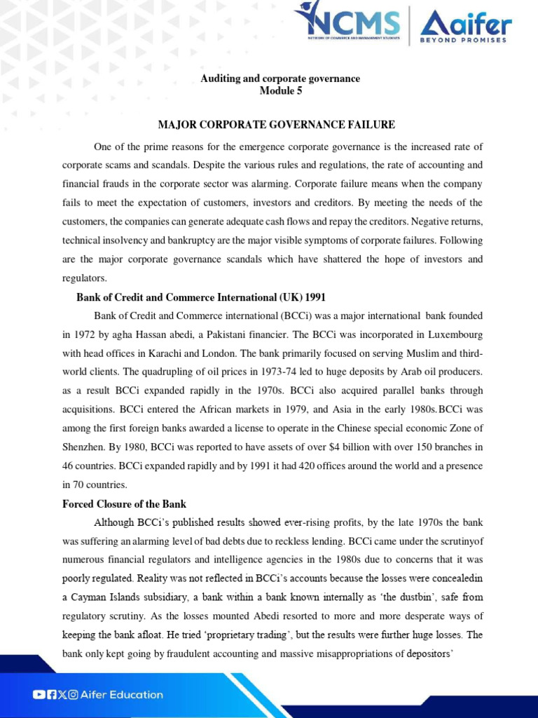 6th SEM BCOM AUDITING MATERIAL | Download Free PDF | Corporate Governance | Banks