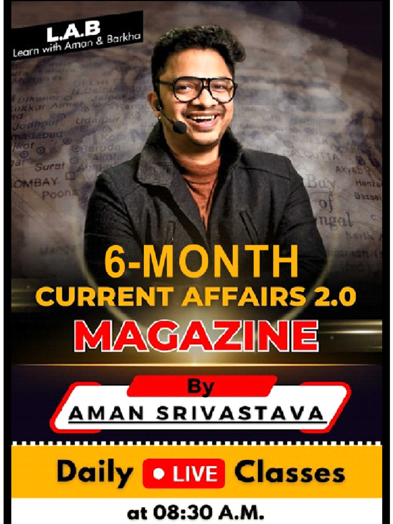 6 Month Current Affairs (2021) | PDF