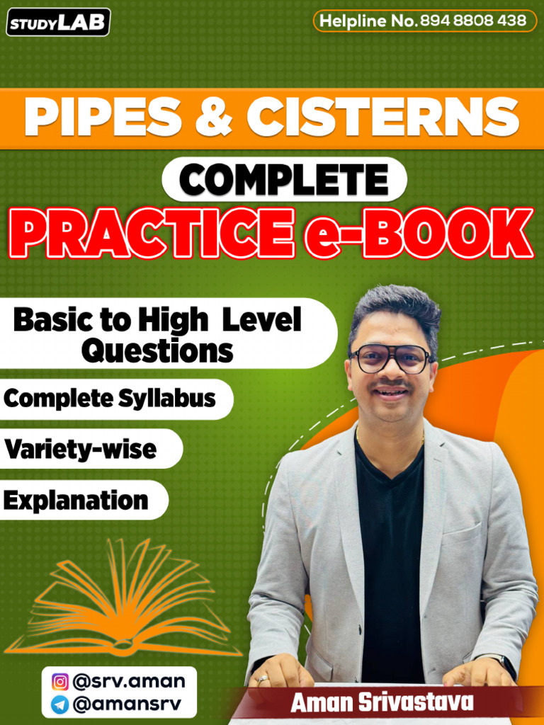 Solution of Pipes & Cisterns E-Book | PDF