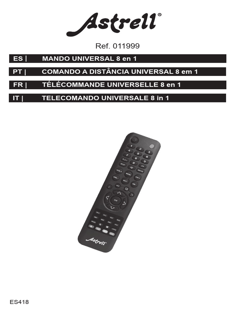 Astrell 011999 | PDF | Control remoto | Bienes manufacturados