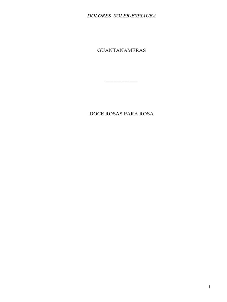 2 Doce Rosas para Rosa | PDF