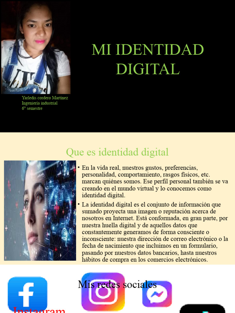Identidad Digital | PDF | Facebook | Servicio de redes sociales