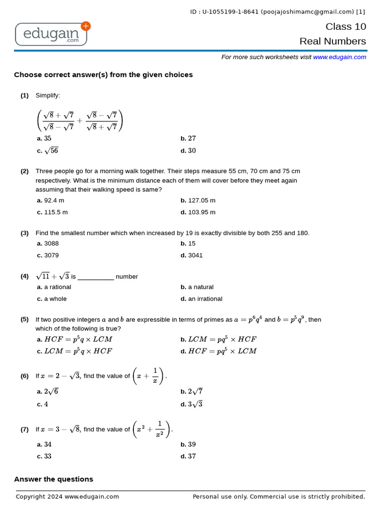 Grade7 1055199 1 8641.q | PDF | Mathematical Objects | Mathematical Logic