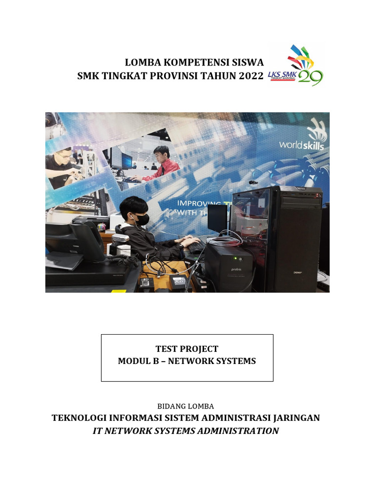 Modul B Network Systems Itnsa Lks Provinsi 2022 Pdf Computer