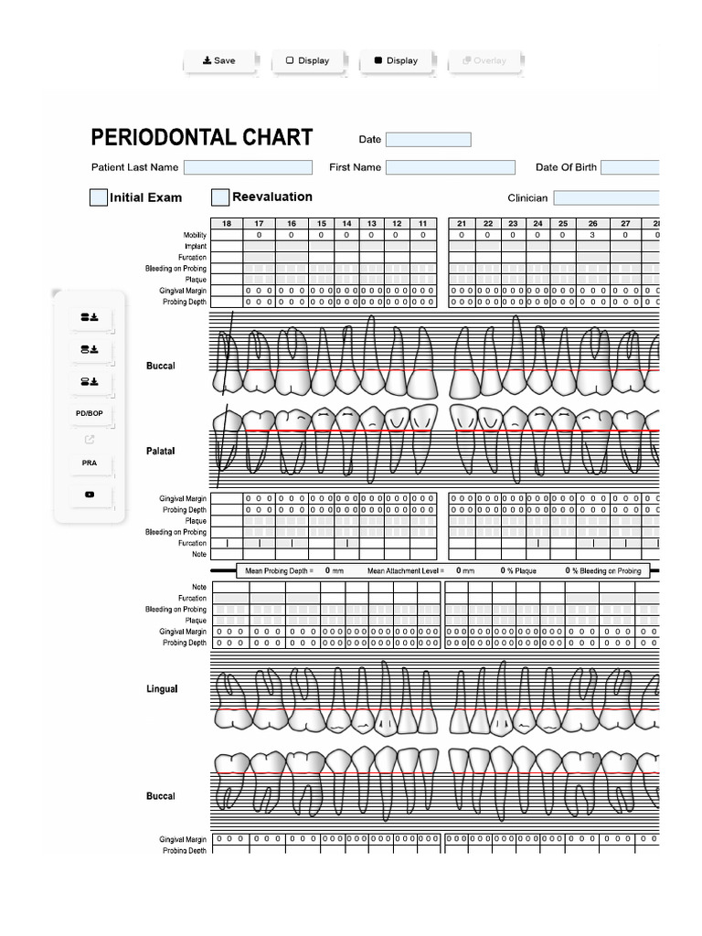 Periodontal Chart Online - WWW - Perio-Tools - Com 3 | PDF