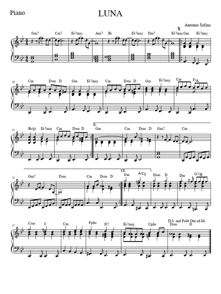 LUNA Safina Piano | PDF