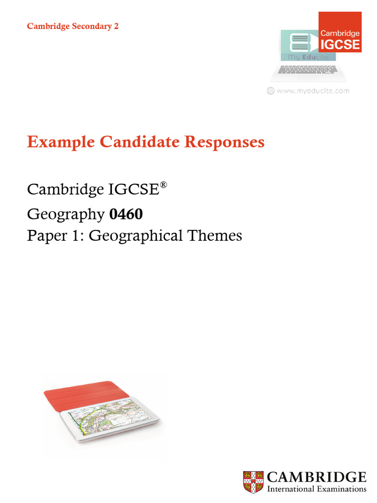 0460 Example Candidate Responses Paper 1 | PDF | Human Migration ...