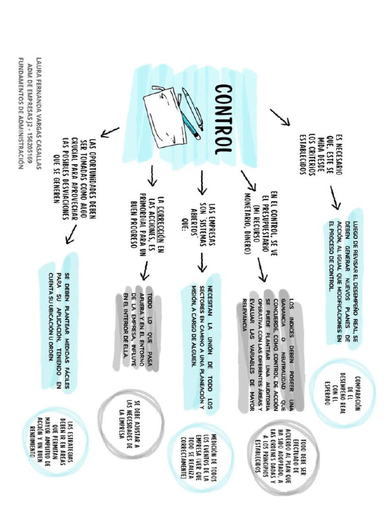 Mapa Conceptual Control Empresarial | PDF