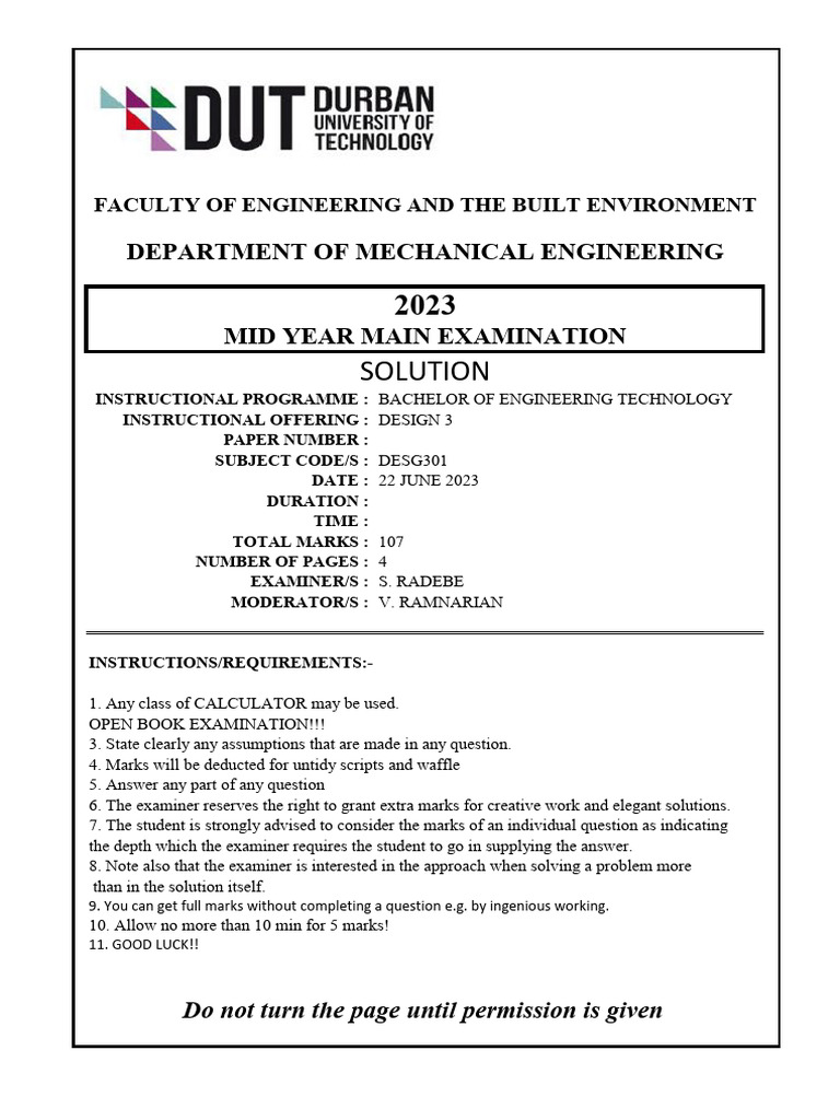 2023 Main Solution | PDF