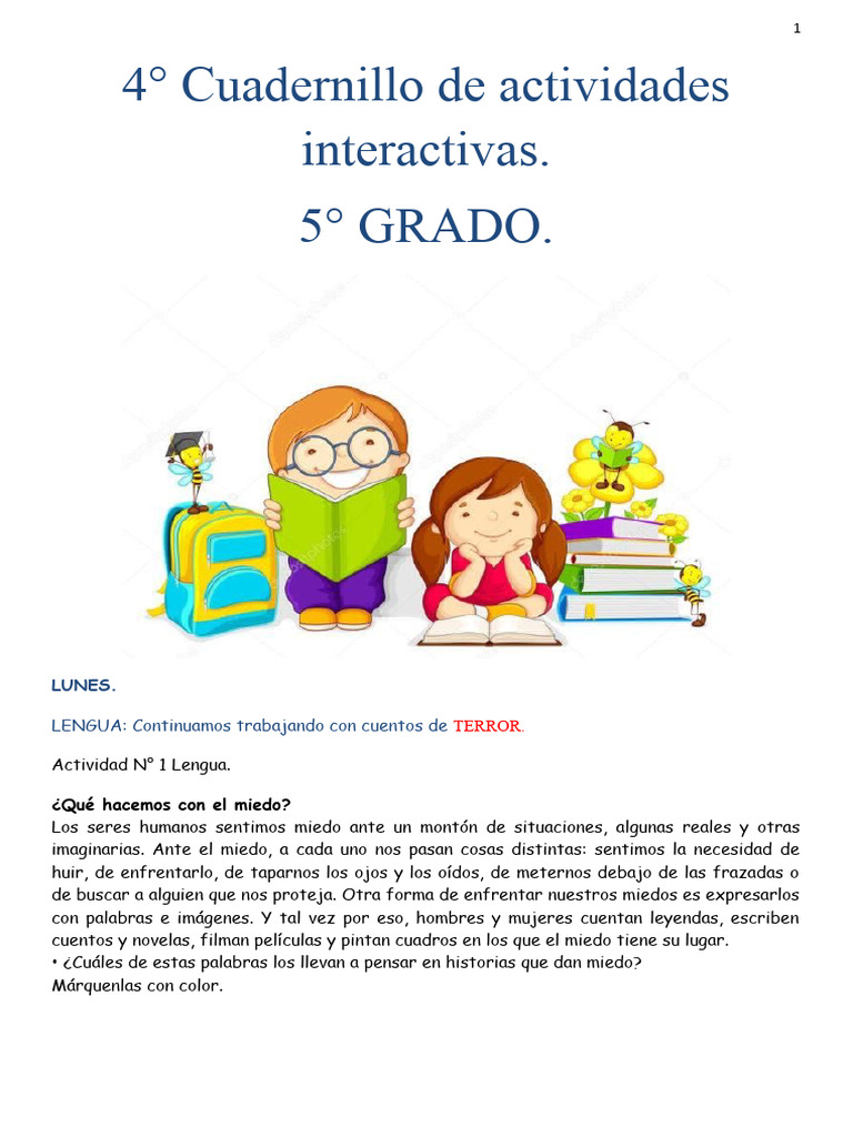 4° Cuadernillo 5° Completo. | PDF | Mezcla