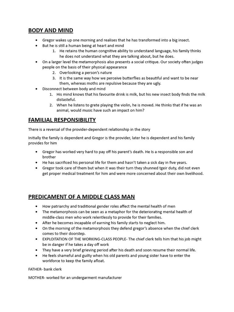 Metamorphosis | Download Free PDF | The Metamorphosis