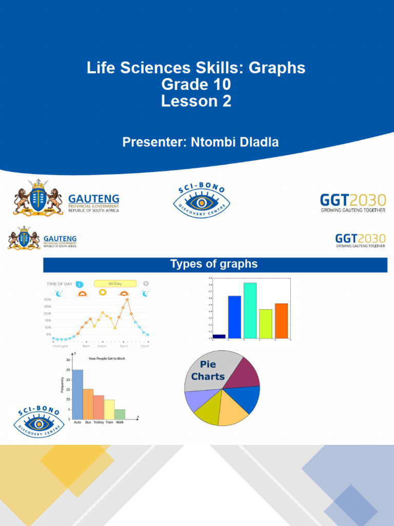 Graphing Techniques in Life Science | PDF | Pie Chart | Cartesian ...