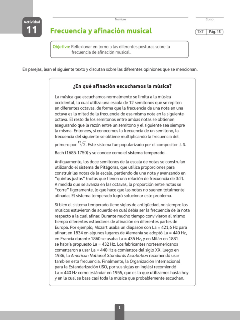 U1 Act 11 | PDF | Frecuencia | Sonido