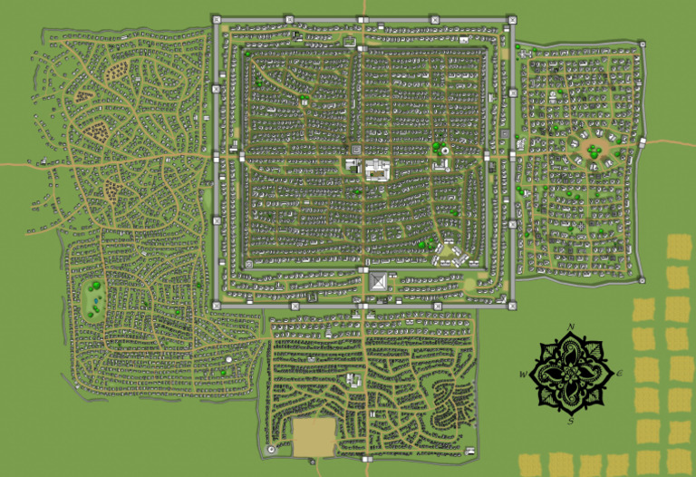 L5R 4e - Second City - Map Full | PDF