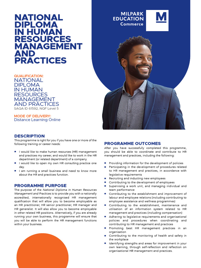 Comm Dip Hrmanprac Factsheet Dlo | PDF | Human Resource Management ...