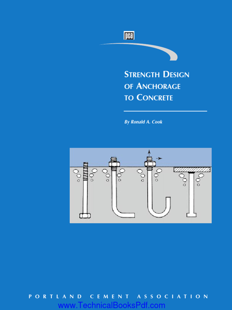 Strength Design of Anchorage To Concrete | PDF | Strength Of Materials ...