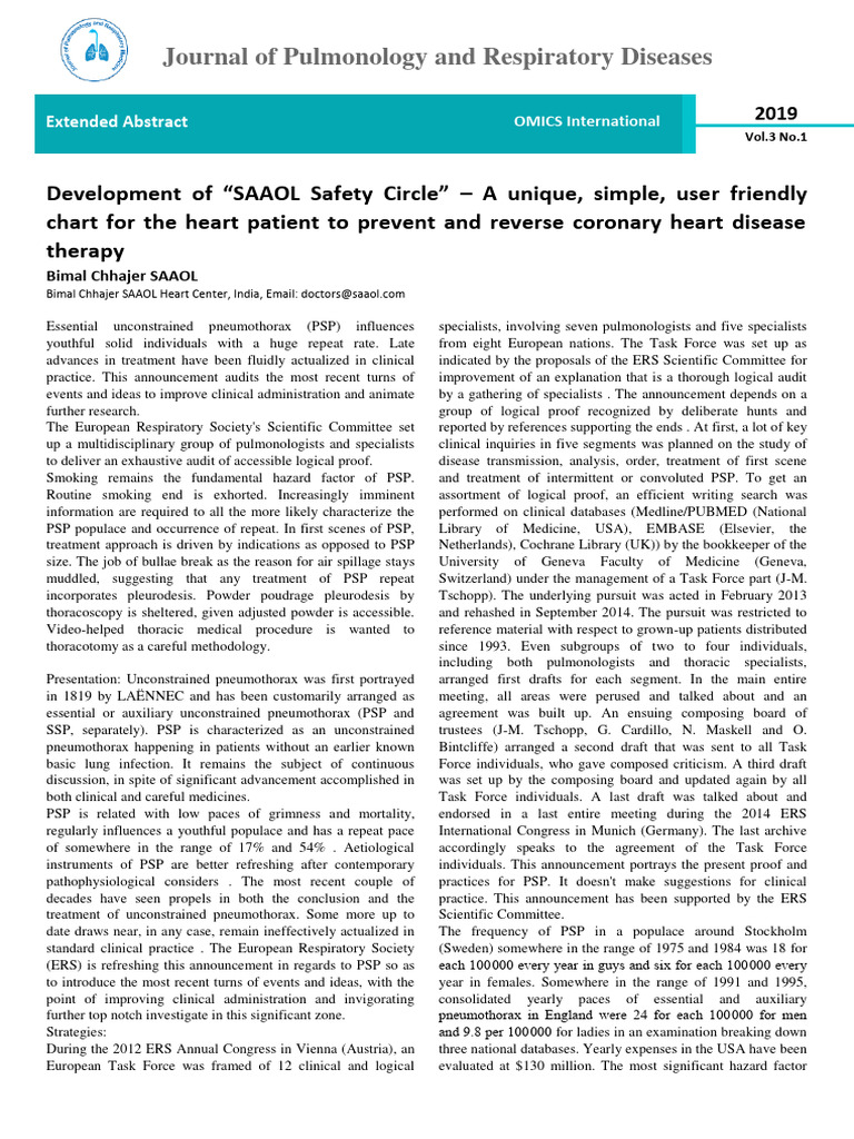 Development of Saaol Safety Circle a Unique Simple Userfriendly Chart ...