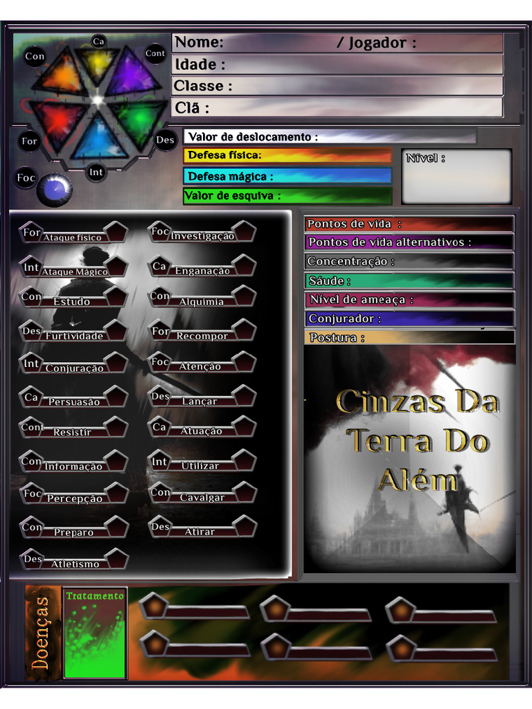 Ficha de Jogador CTA | PDF