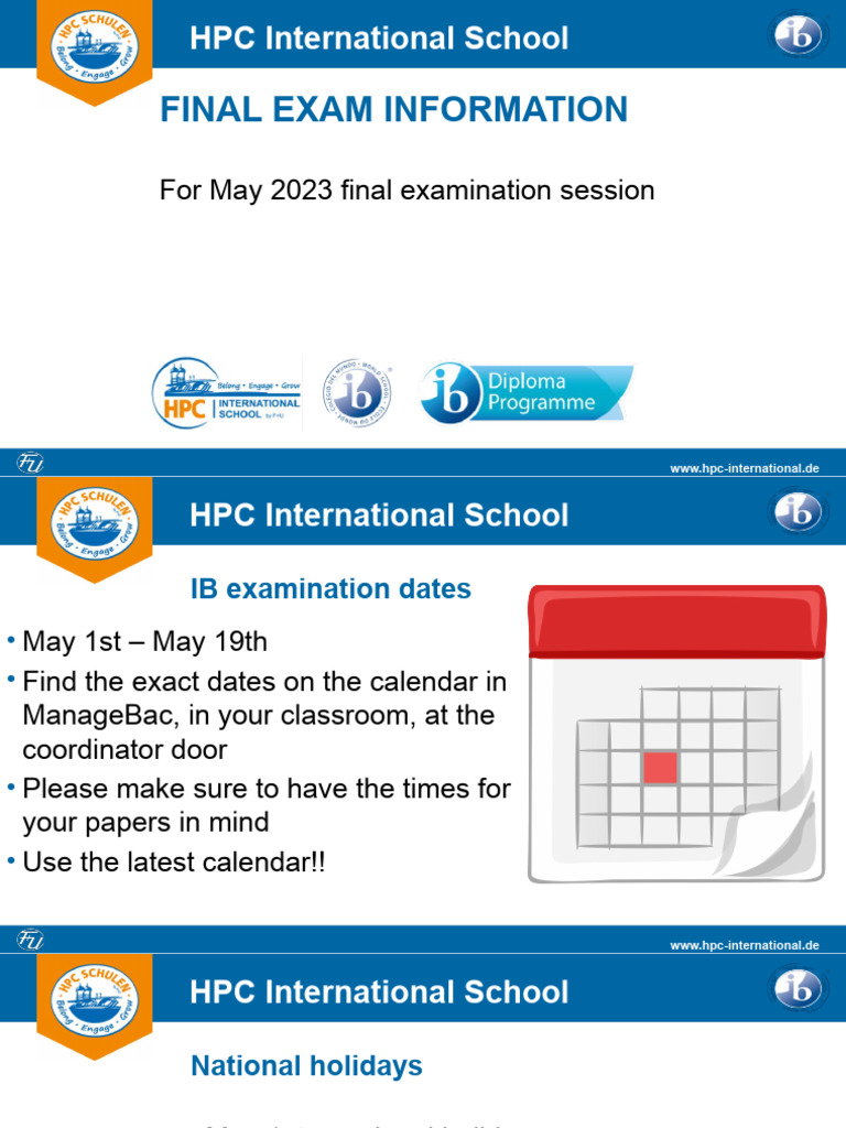 2023 - Final Exam Briefing Session | PDF | Multiple Choice