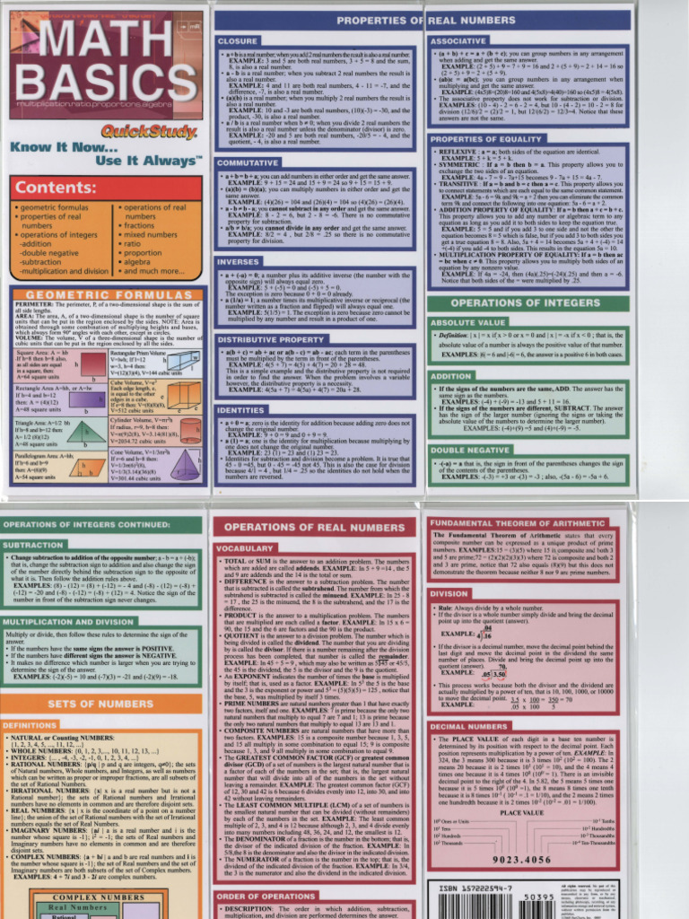 Math Basics - Qs | Download Free PDF | Division (Mathematics) | Numbers