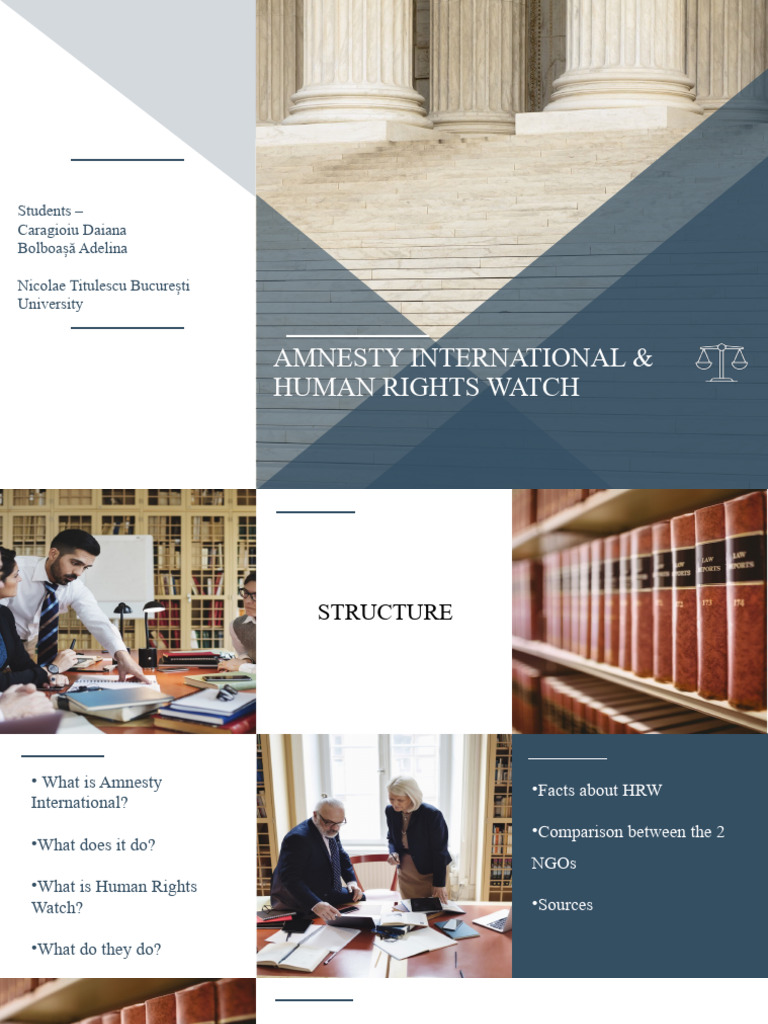 Human Rights Watch&Amnesty International Presentation | PDF | Human Rights Watch | Human Rights