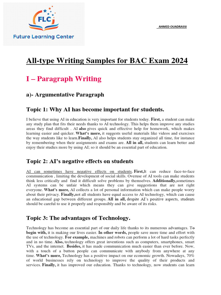 BAC WRITING | PDF | Tobacco Smoking | Addiction