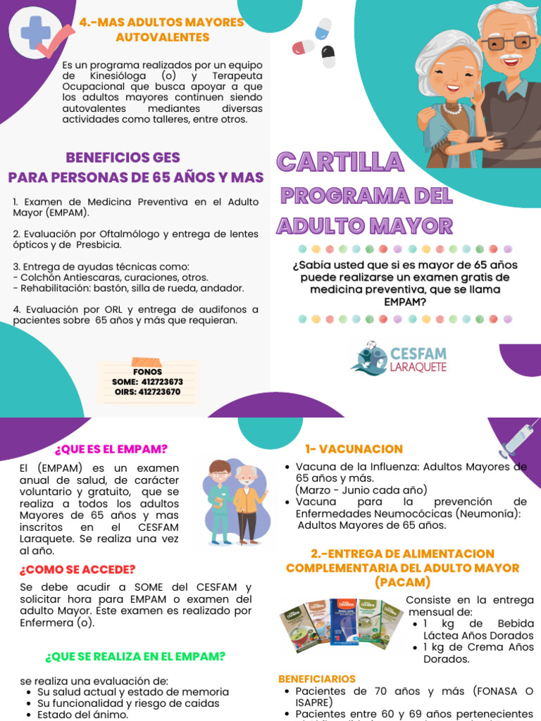 Cartilla Adultos Mayores | PDF | Salud pública | Ciencias de la Salud