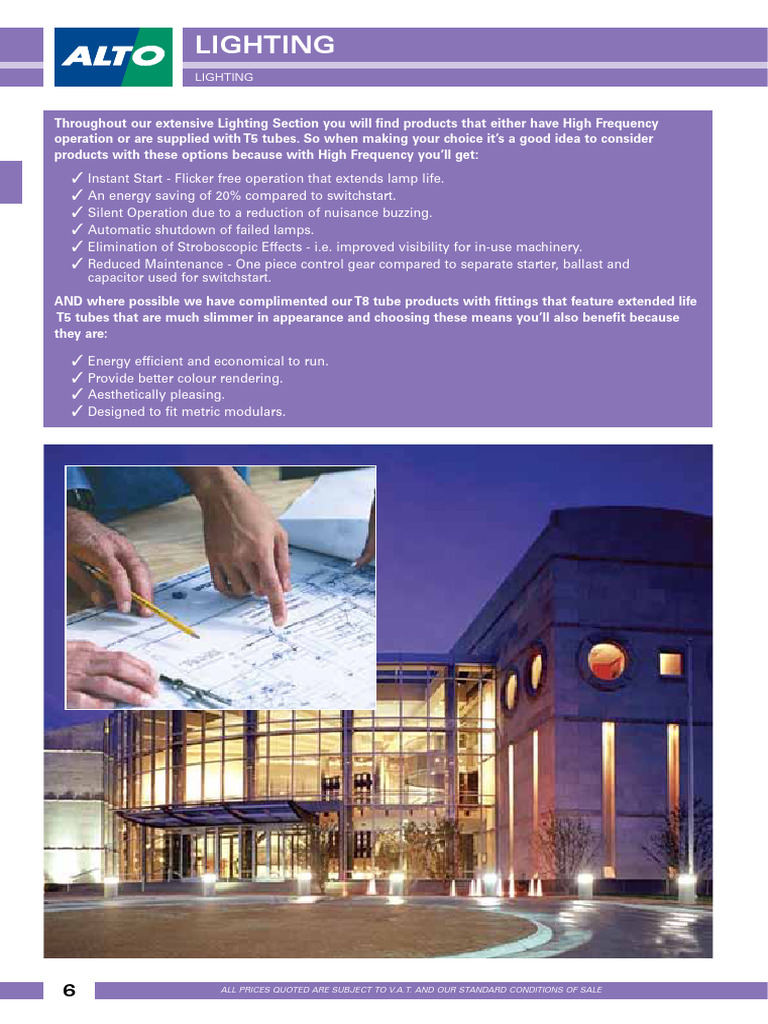 ALTO 09 Lighting | PDF | Lighting | Pipe (Fluid Conveyance)