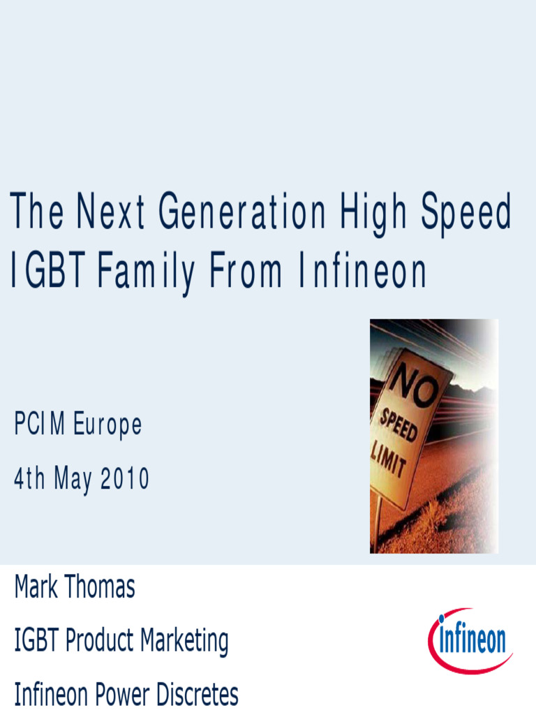 HS3 IGBT PCIM Presentation - May 2010 - Upload | PDF | Mosfet | Electronic Engineering