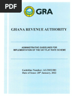 Ghana Revenue Authority: Monthly Vat & Nhil Flat Rate Return | PDF ...