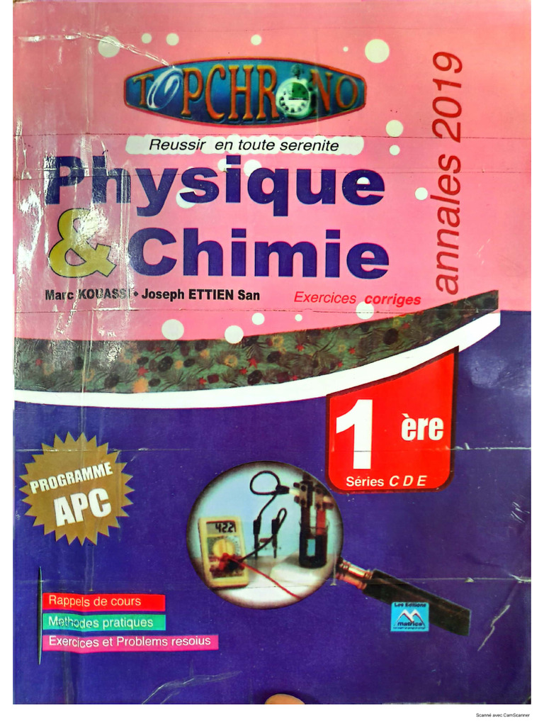 Topchrono - Physique - Chimie 1ère C Et D | PDF