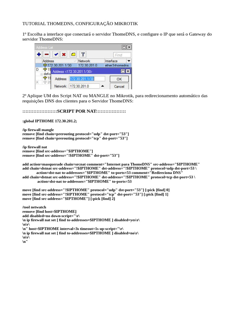 tutorialThomeDNS | PDF | Internet Protocol Suite | Internet Protocols