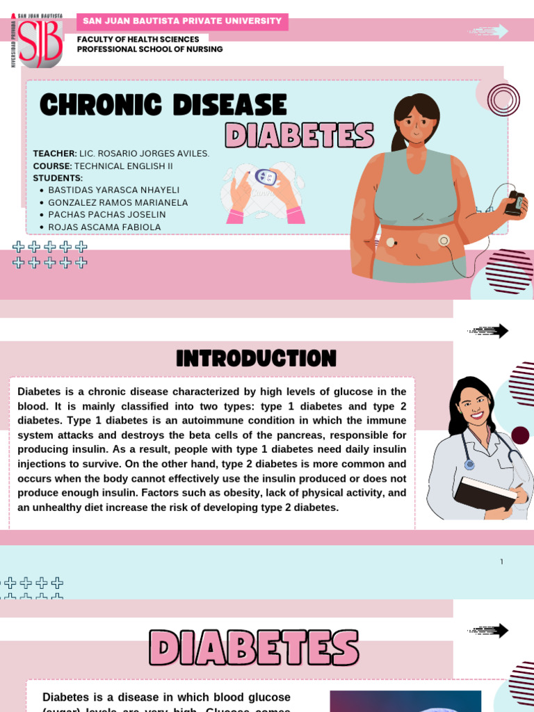 CHRONIC DISEASE DIABETES | Download Free PDF | Diabetes | Medical ...