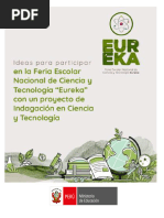 Modelo de Triptico Feria de Ciencia - Eureka 2024 | PDF