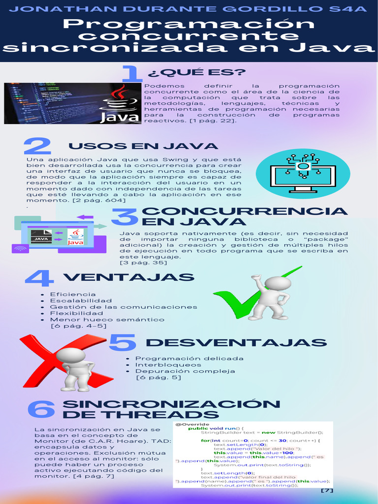 Programación Concurrente Sincronizada en Java | PDF | Hilo (Computación) | Java (lenguaje de ...