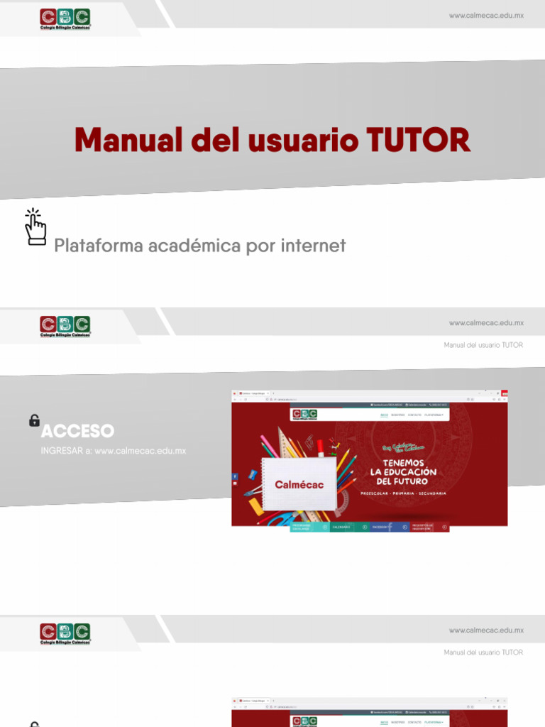 Manual Plataforma CBC | PDF