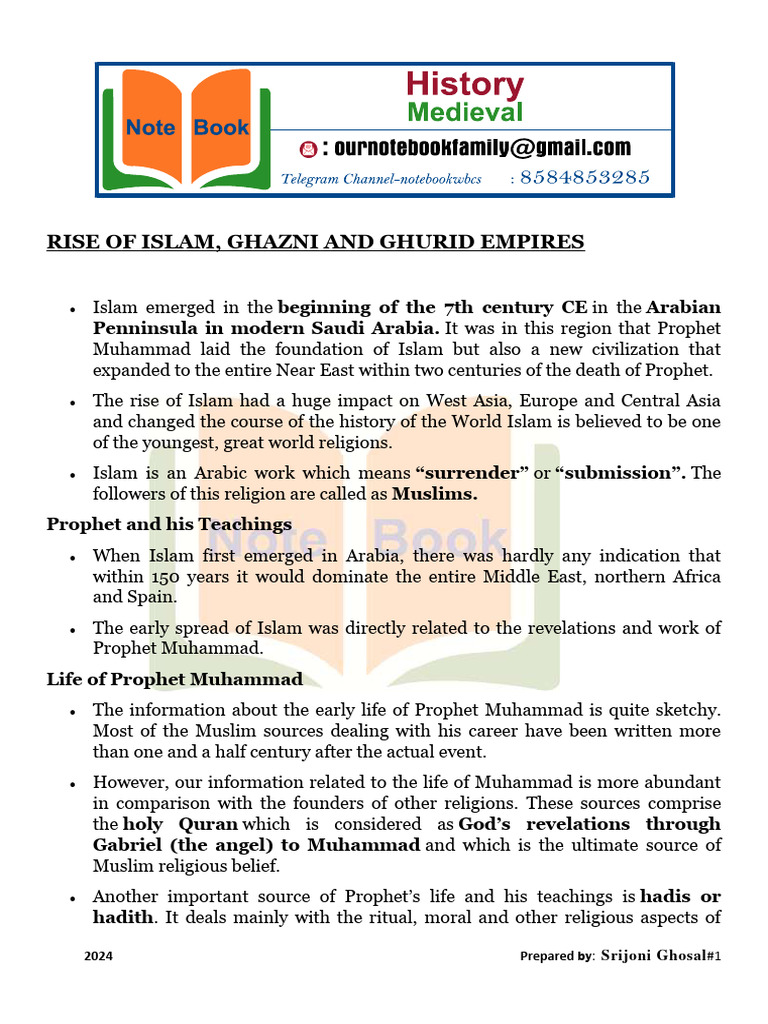 Medieval India (Islam) | PDF | Muhammad | Hajj