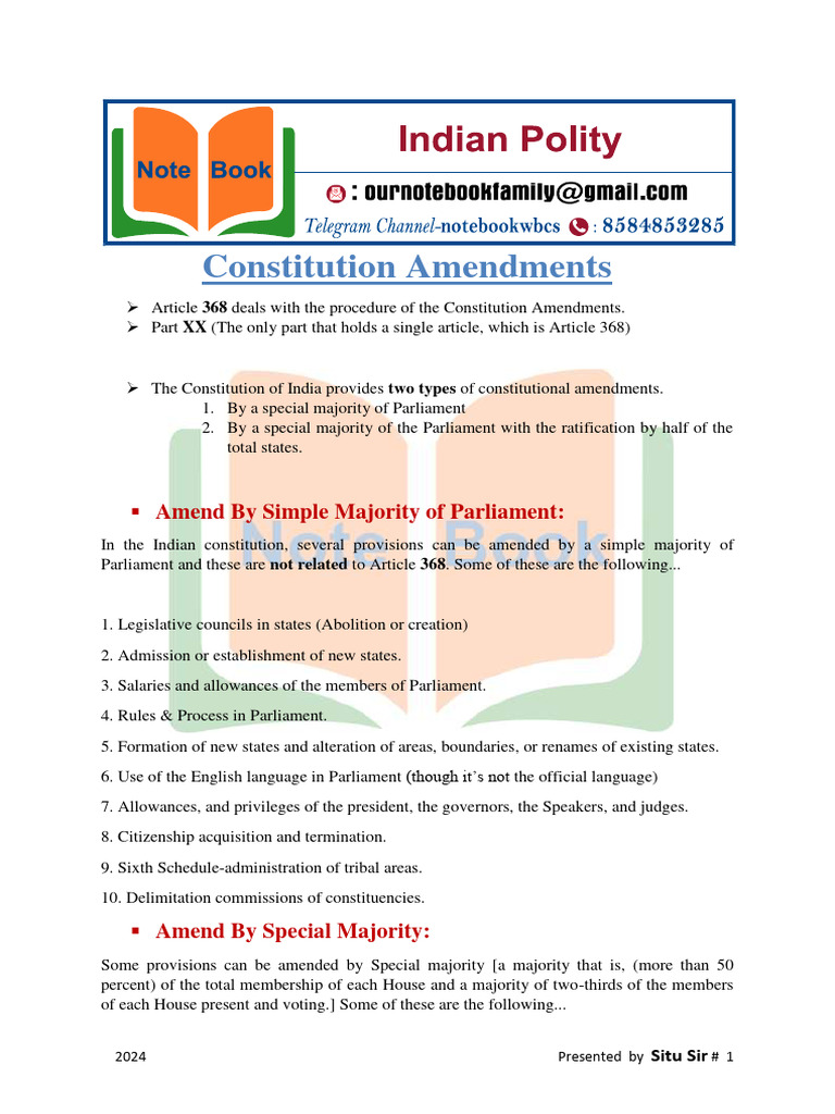 Constitutions Amendment - 7a1dc98c Ed4f 4f03 8a66 91c95f9c1944 | PDF | Supermajority | Bill (Law)