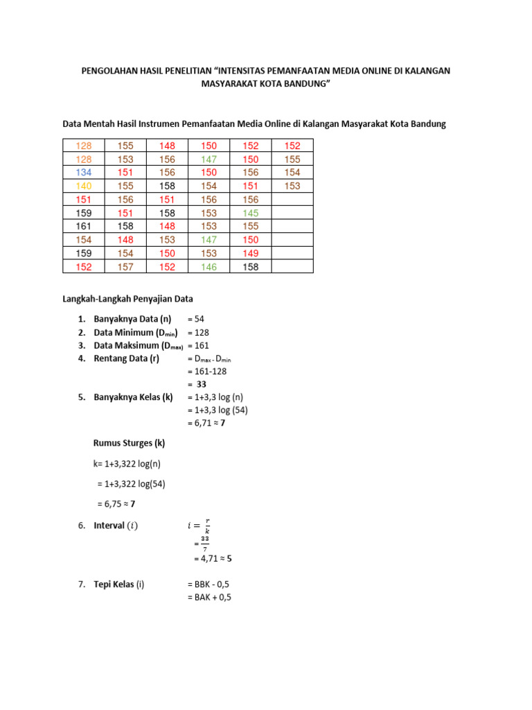 Contoh Laporan Statistik Deskriptif SPSS | PDF